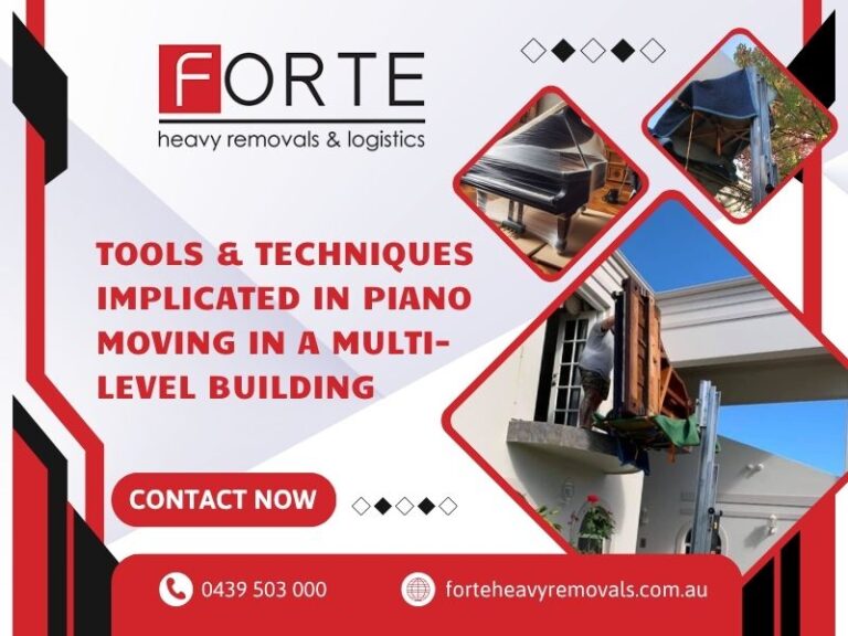 Tools & Techniques Implicated in Piano Moving in a Multi-Level Building